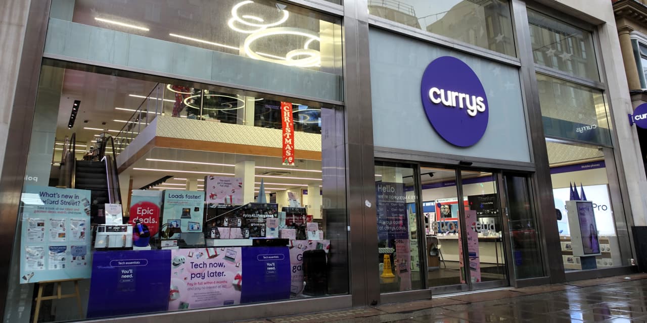 Currys shares skid as Elliott Advisors backs away - MarketWatch