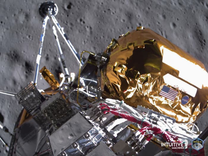 Odysseus lander ‘still kicking’ on the moon, says Intuitive Machines ...