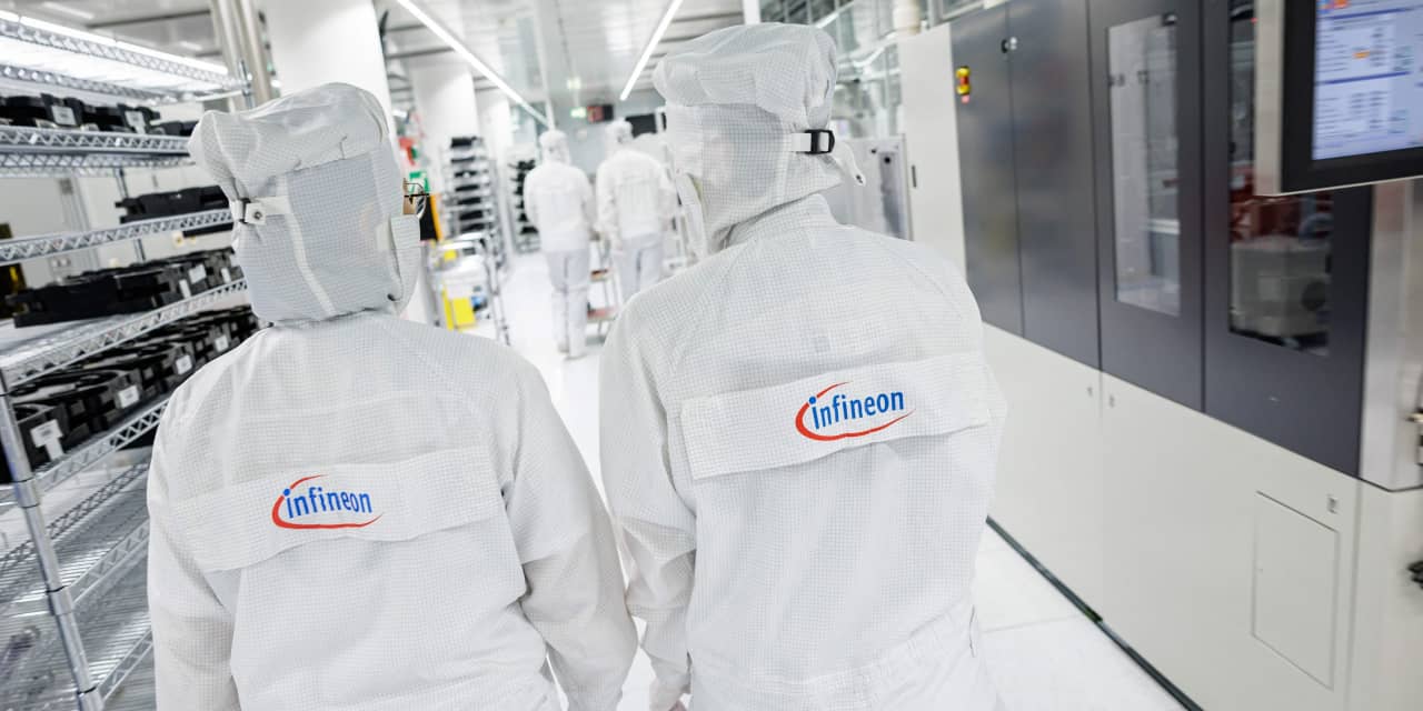 Recovery seen ahead for German chip maker Infineon, sending shares ...
