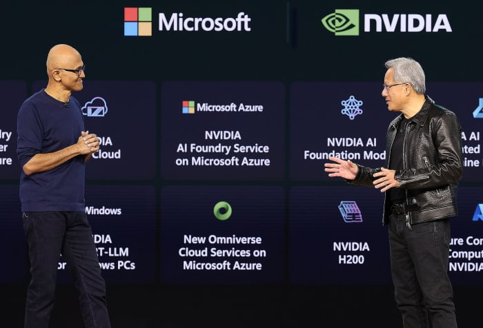 Nvidia and Microsoft CEOs say industrial companies will benefit most ...