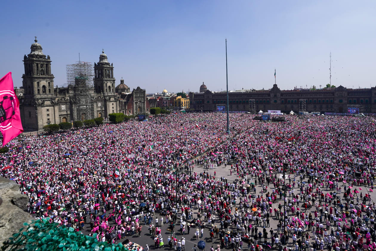 Tens of thousands protest Mexico’s president and ruling party in ‘march ...
