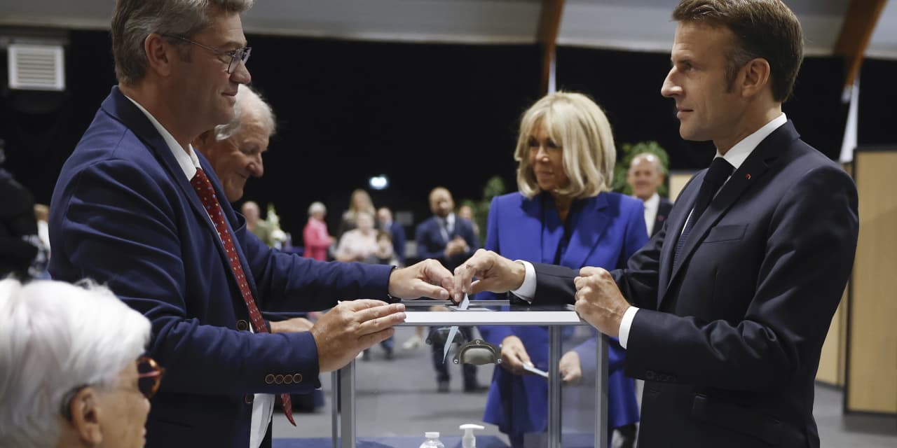 France is voting in elections that could force Macron to share power ...
