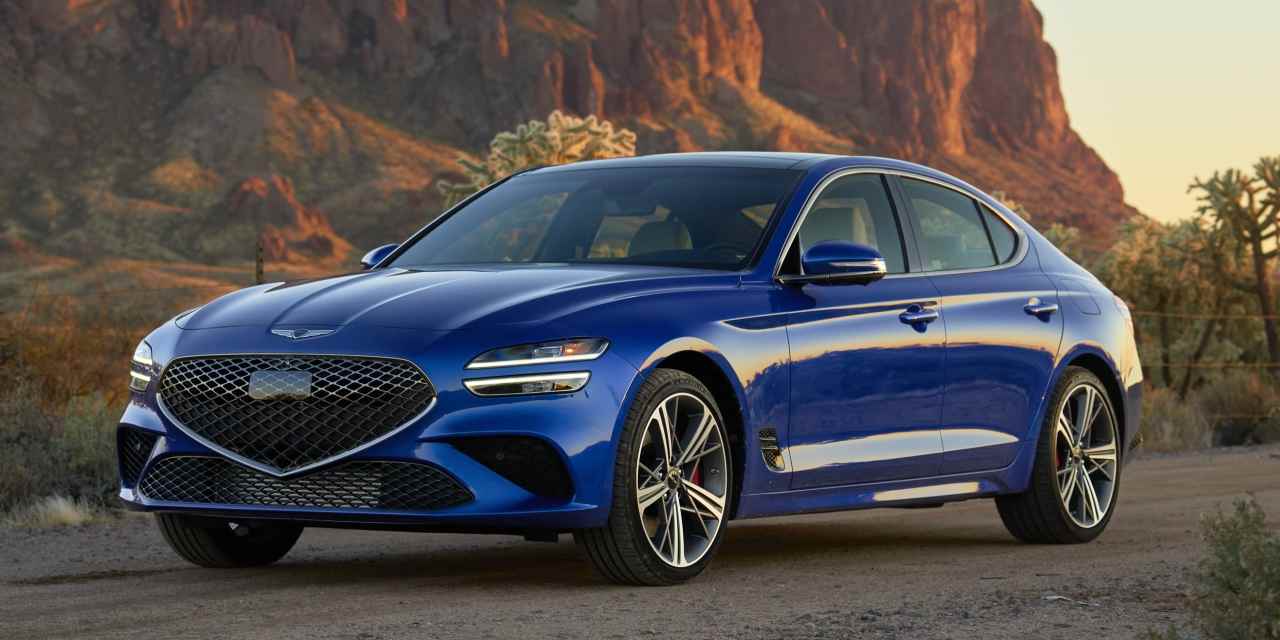 The 2026 Genesis G70 compact luxury sedan is packed with value, quality ...