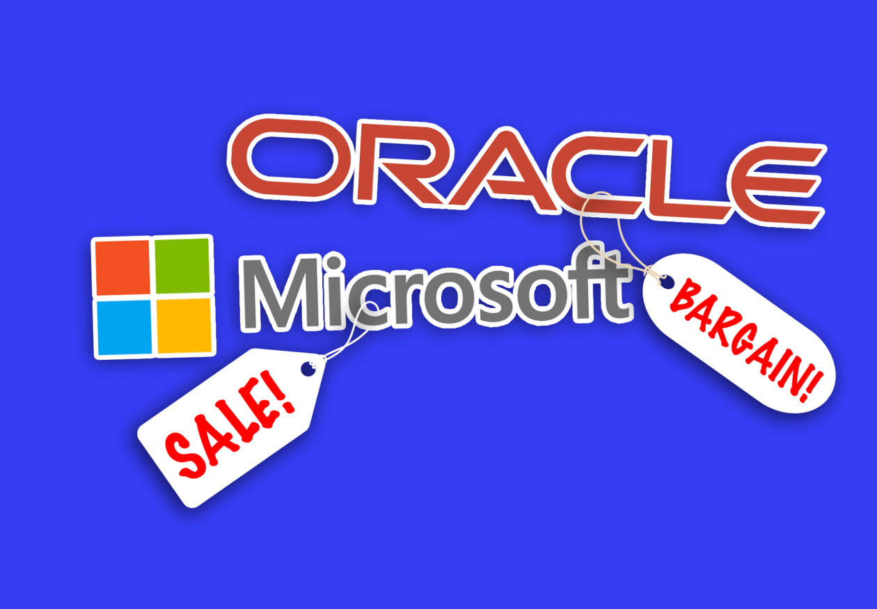 Microsoft and Oracle may be bargain stocks, according to this analysis ...
