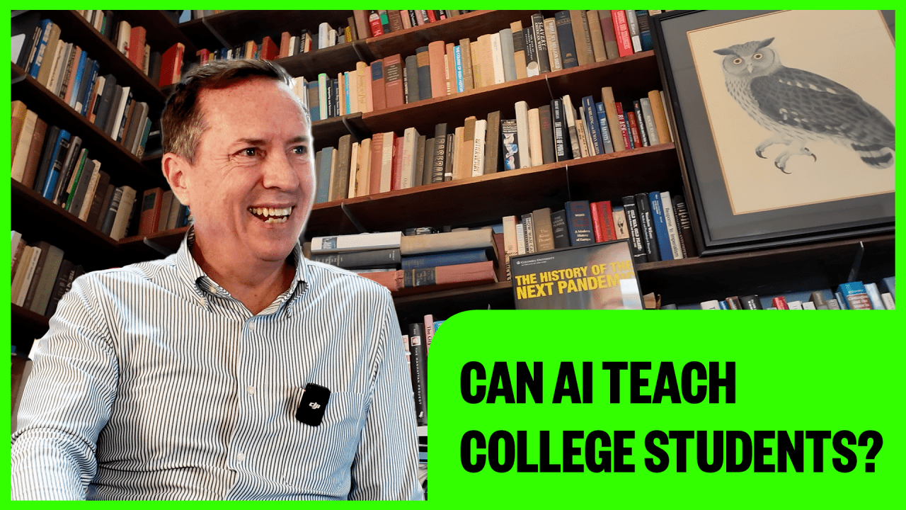 We asked this Columbia professor if AI can replace college professors ...