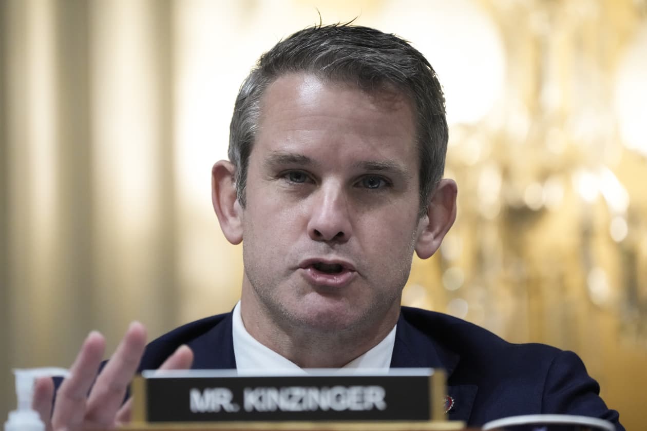 Former Republican Congressman Adam Kinzinger endorses Biden, wants to ...