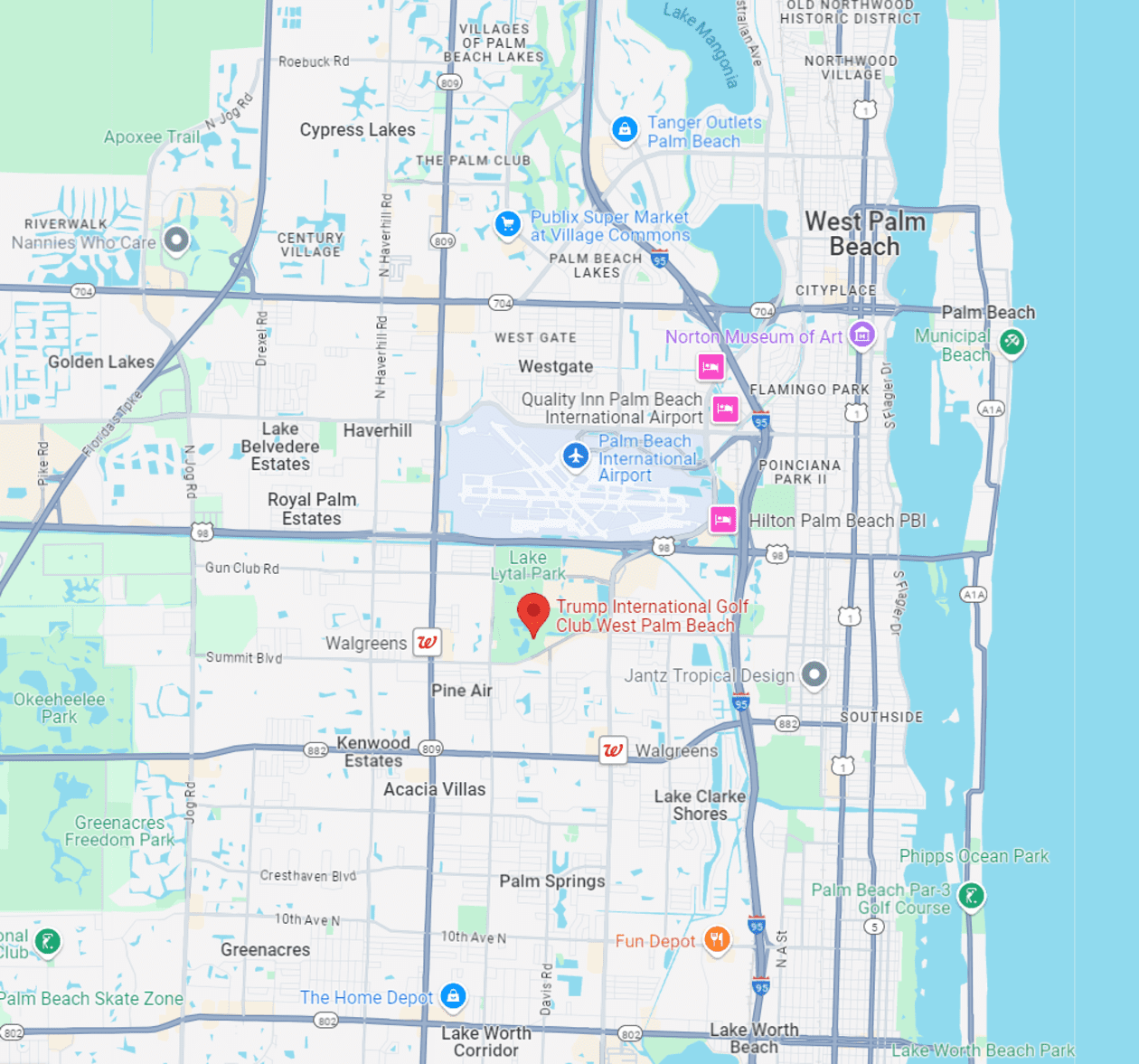 FBI calls Sunday incident at Trump golf club in West Palm Beach, Fla ...