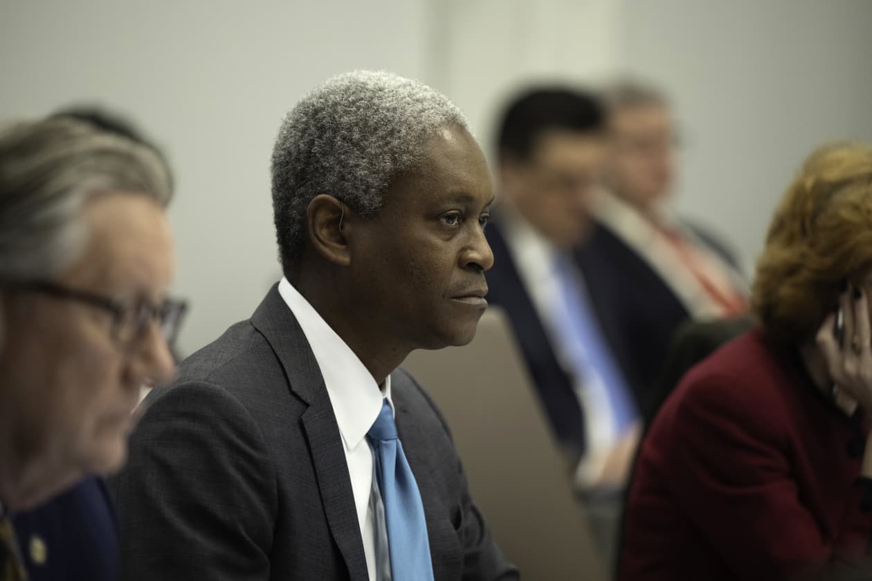 Fed’s Bostic sees one rate cut as likely this year but says he isn’t ...
