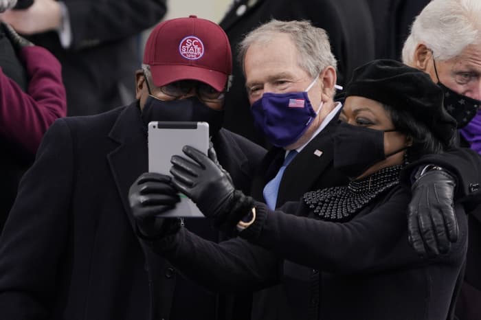 George W. Bush again makes his mark on Inauguration Day - MarketWatch