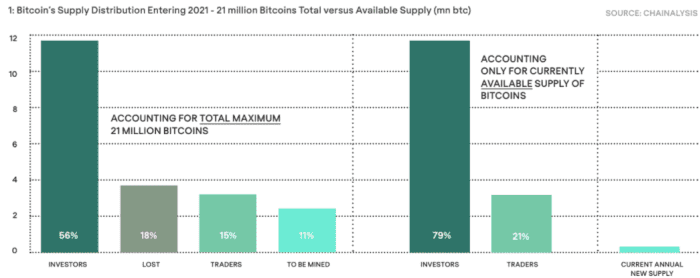 Who owns bitcoin? Roughly 80% are held by long-term investors: report ...