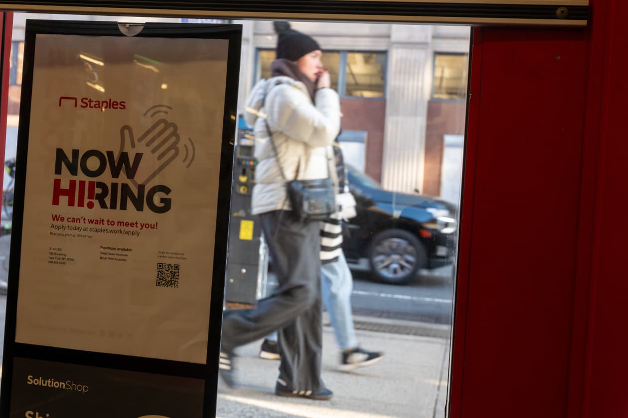 Job openings fall close to 4-year low. Finding work gets harder ...