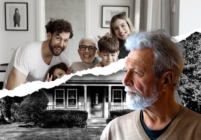 I’m a 74-year-old widower in a five-bedroom house just making monthly ...