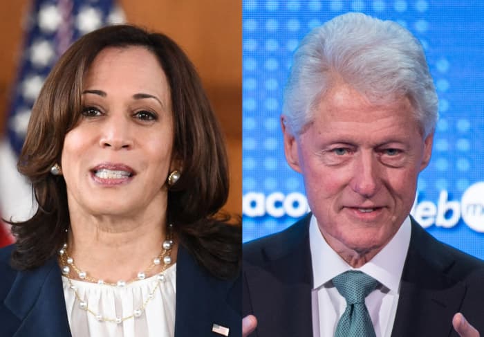 Kamala Harris and Bill Clinton are holding a talk about women’s ...
