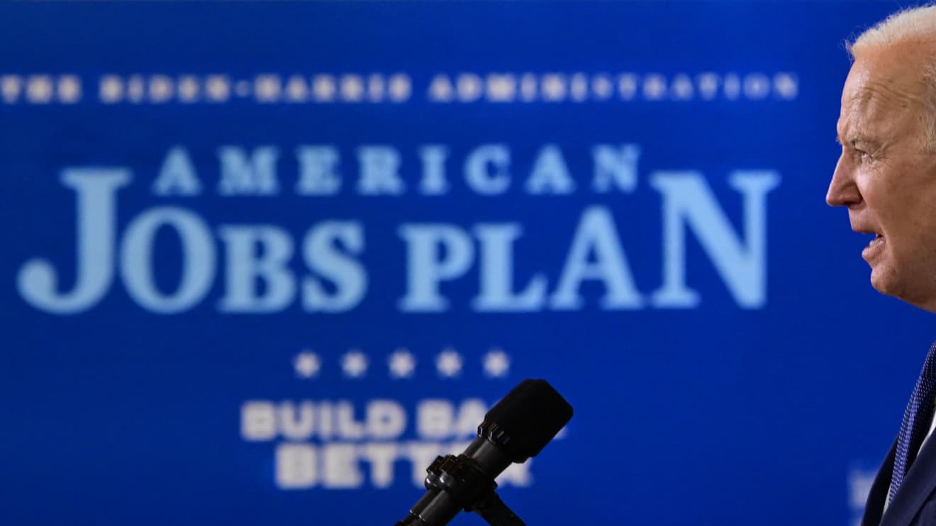 Biden Rolls Out 2 3 Trillion Infrastructure Plan Its Bold Yes And