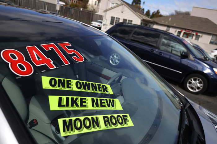 Used-car prices soar and the sticker shock may get worse - MarketWatch