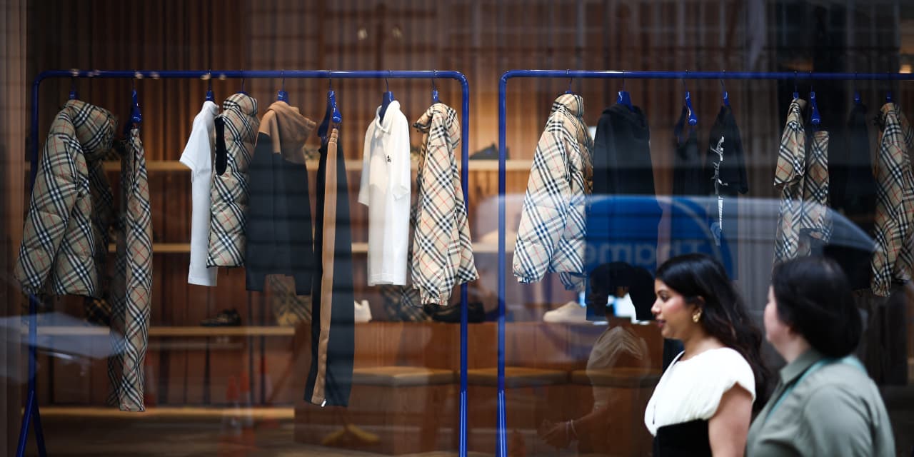 Burberry shares soar 20% as new CEO pledges focus on fashion brands ...