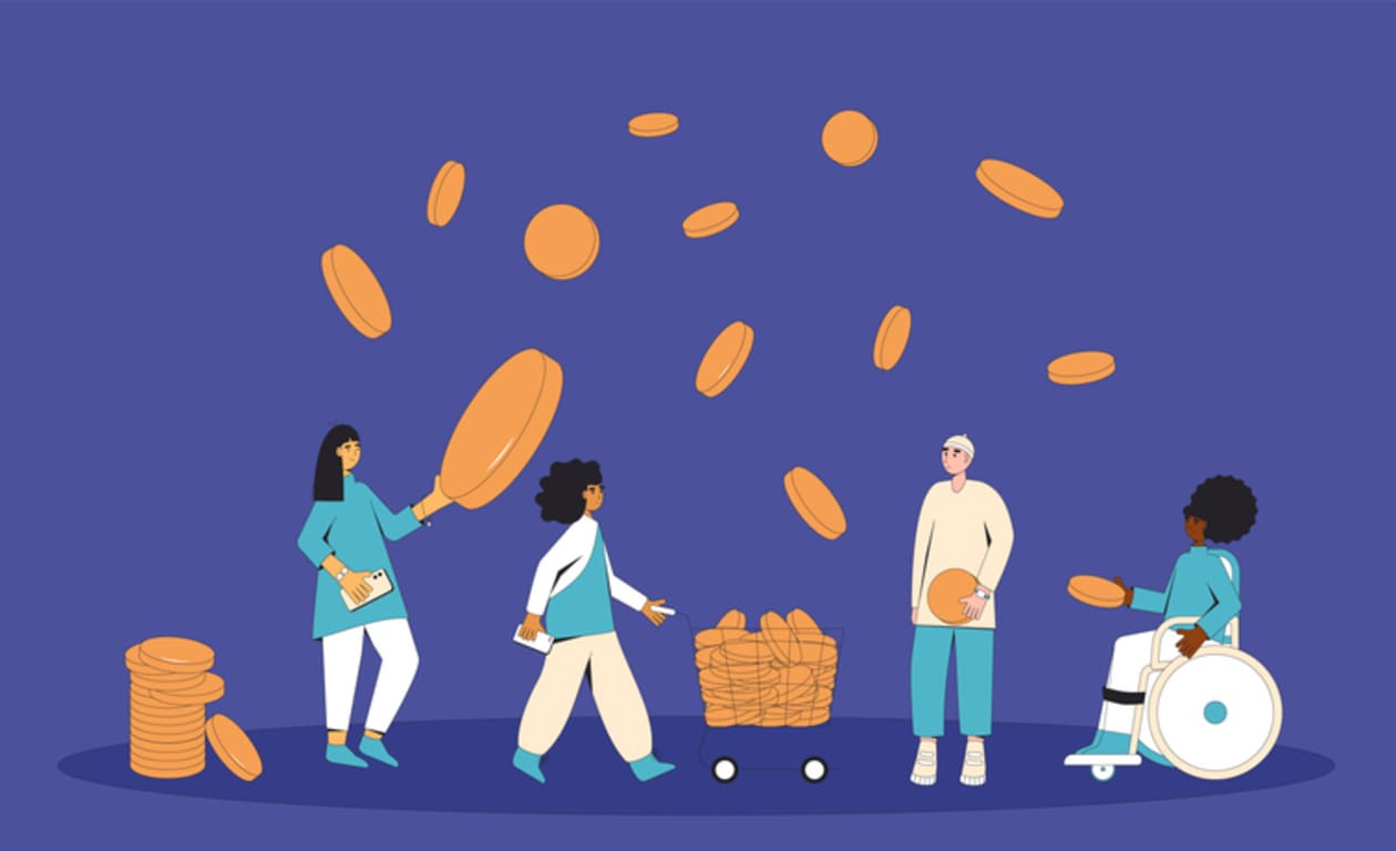 Higher- and low-income people both got free monthly $1,000 payments ...