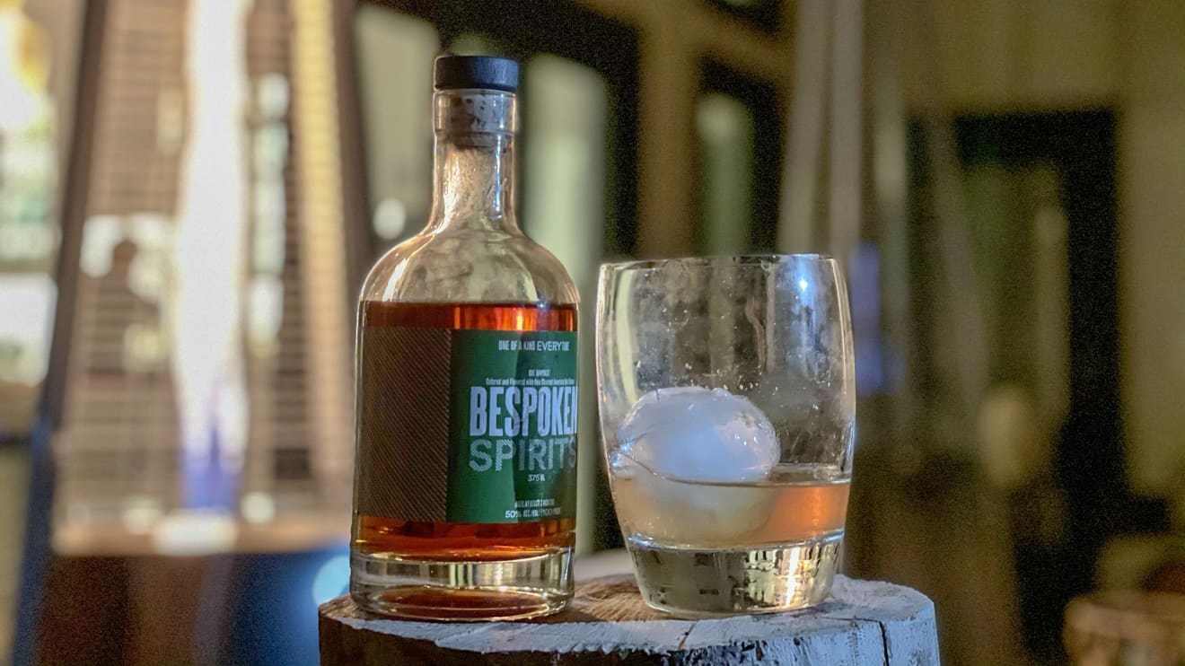 This rye whiskey uses special technology to speed up the aging process ...