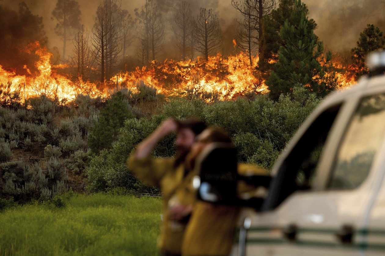 California wildfire advances as heat wave blankets US West - MarketWatch