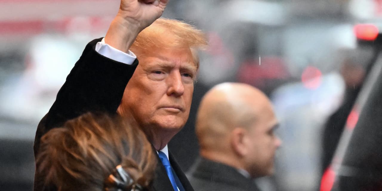 Donald Trump testifies in his defense for less than 3 minutes in E ...