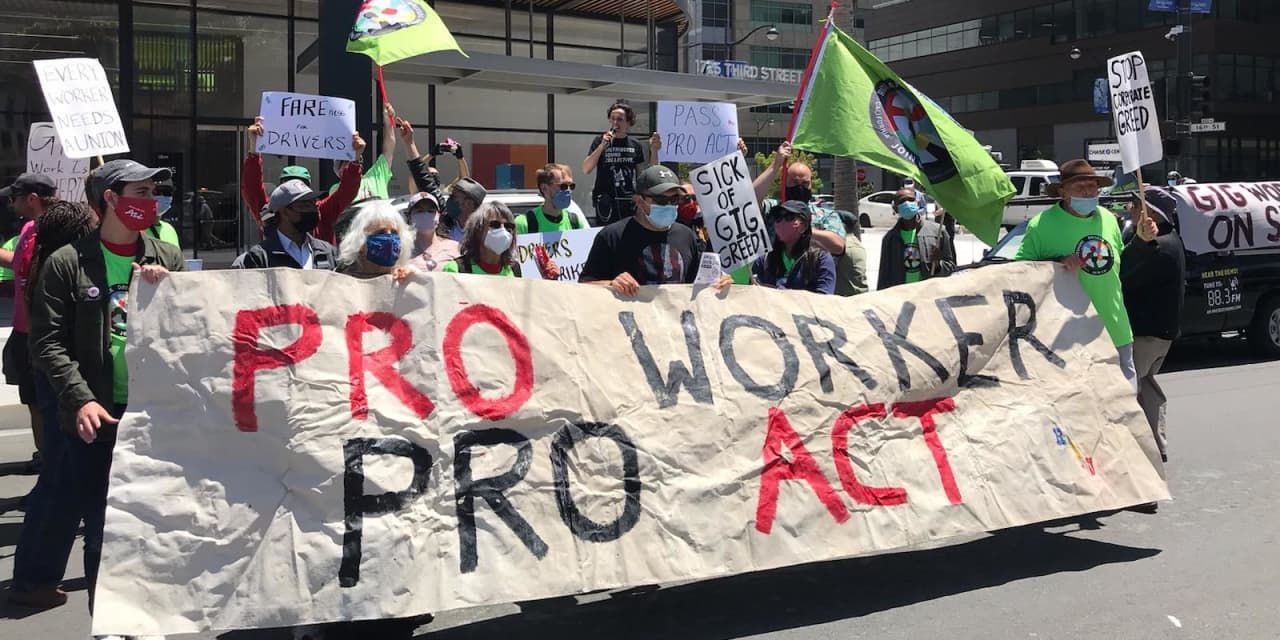 Uber and Lyft drivers strike for a day, say earnings are declining ...