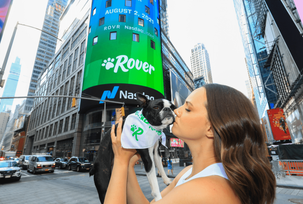 Rover shares jump in trading debut after pet-care platform goes public ...