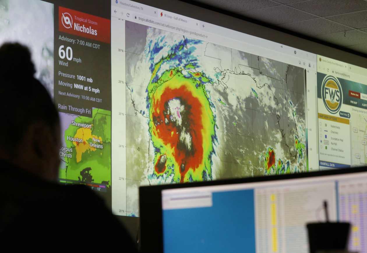 Nicholas upgraded to hurricane, expected to soak Texas Gulf Coast ...