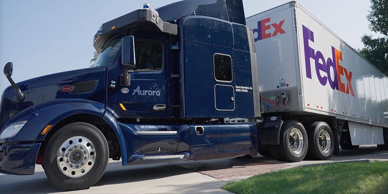 FedEx, Aurora to launch autonomous-truck routes in Texas - MarketWatch