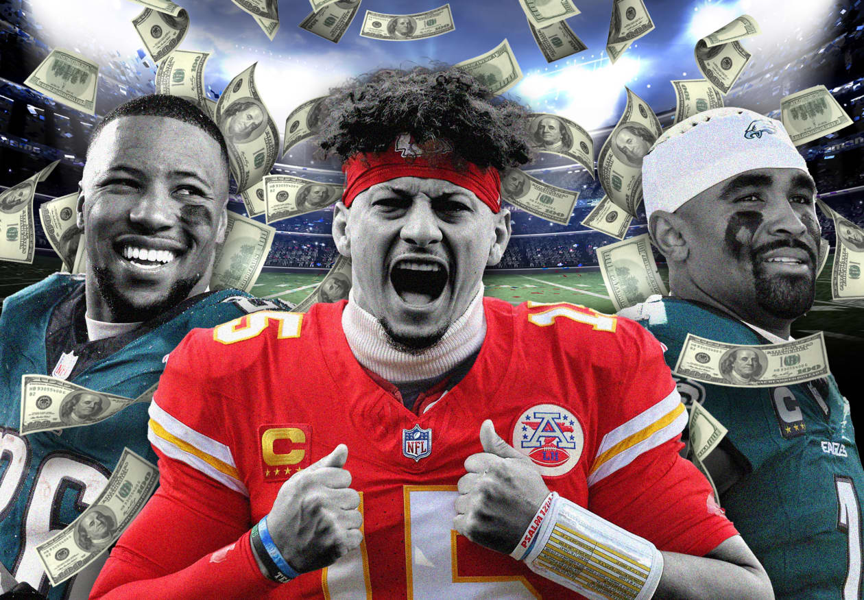 Here s how much money NFL stars Patrick Mahomes Saquon Barkley and Jalen Hurts can make in Super Bowl bonuses MarketWatch