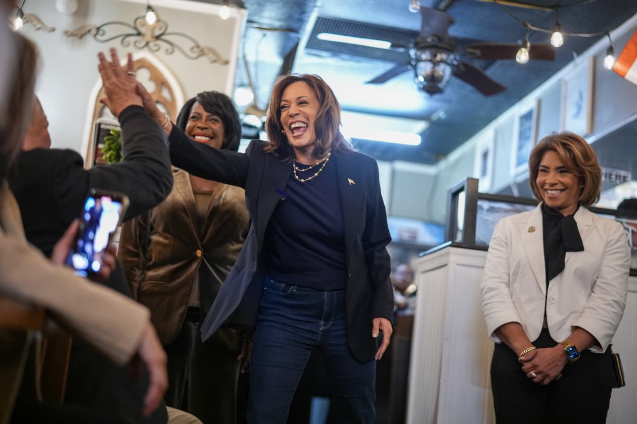 Harris calls on U.S. ‘to turn the page on hatred and division’ ahead of ...