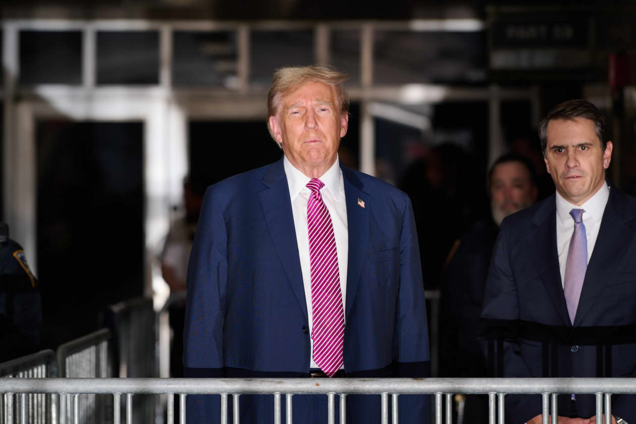 Opening arguments kick off Donald Trump’s historic first criminal trial ...