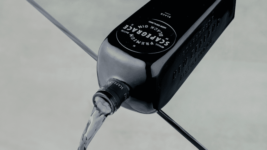 Just in time for Halloween: a spooky black-colored gin is now available ...