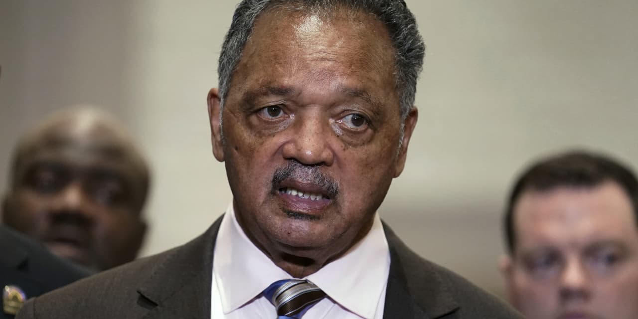Jesse Jackson hospitalized after hitting his head in fall - MarketWatch