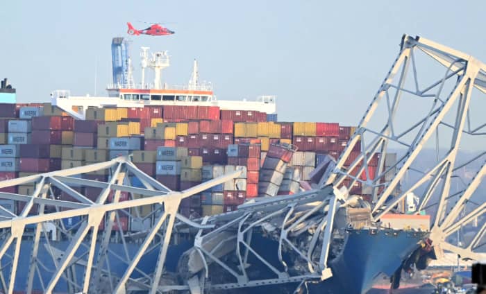 Shares of Danish shipping giant Maersk tumble after Baltimore bridge ...