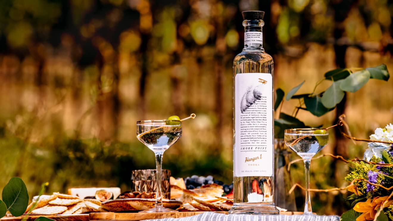 This vodka is made from Malbec and Merlot grapes too damaged by ...