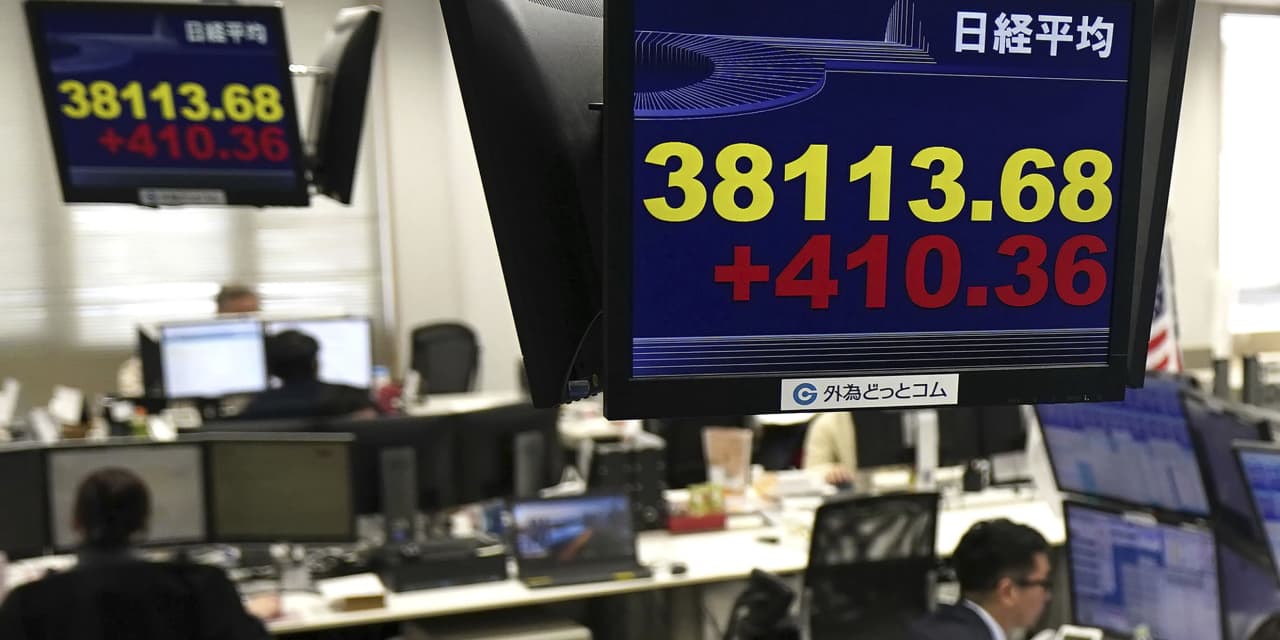 Asian markets largely rebound; Nikkei gains despite Japan’s weak GDP data - MarketWatch