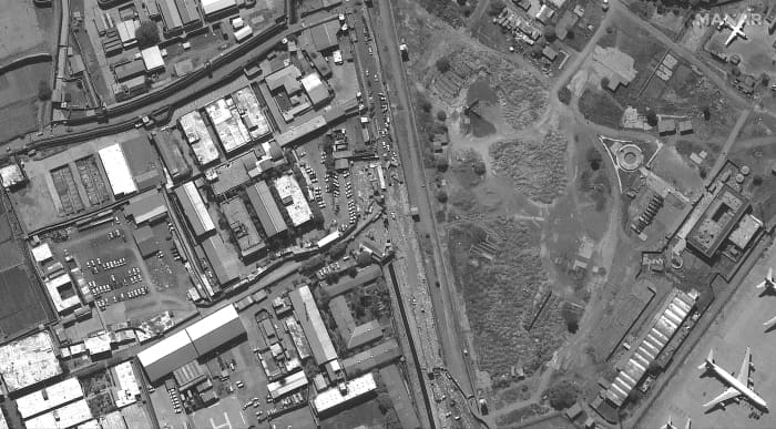 Deadly terrorist attack at Abbey Gate outside Kabul airport was not ...
