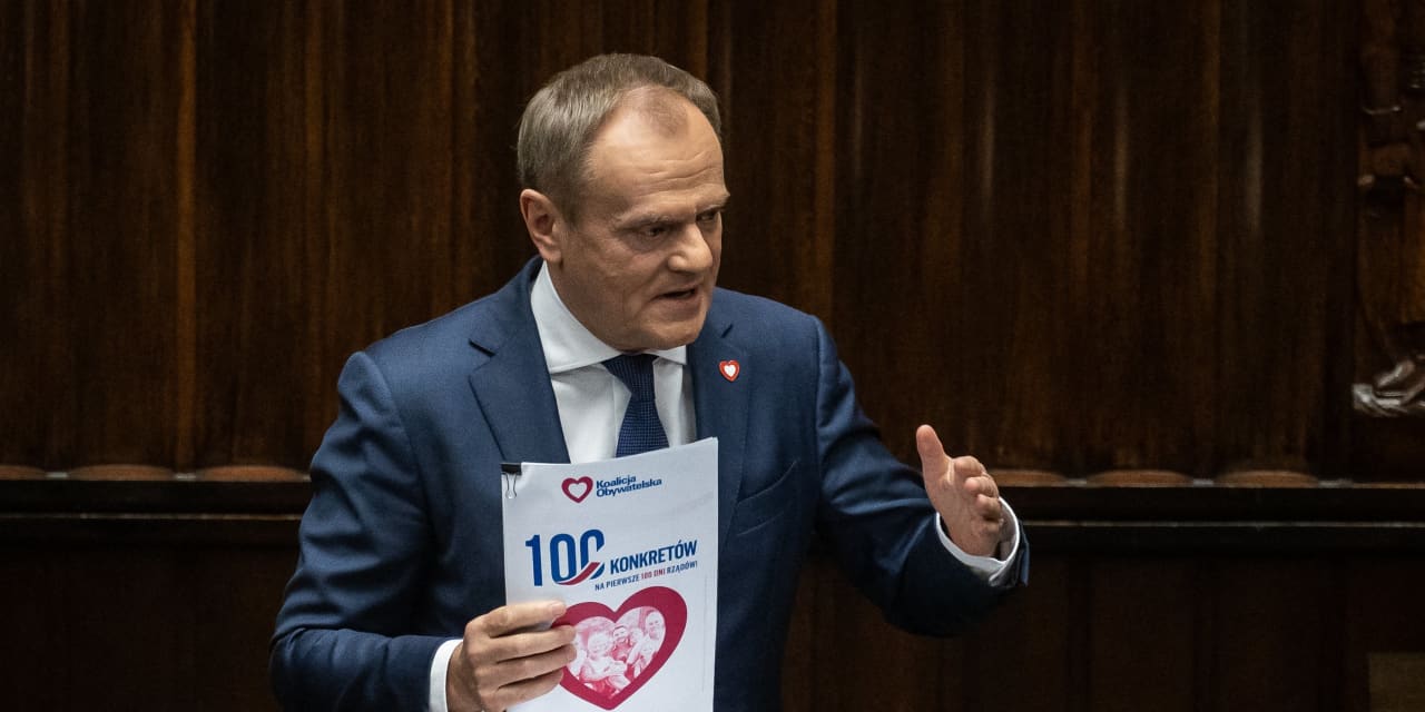 New Polish prime minister Donald Tusk to push West for continued Ukraine support - MarketWatch