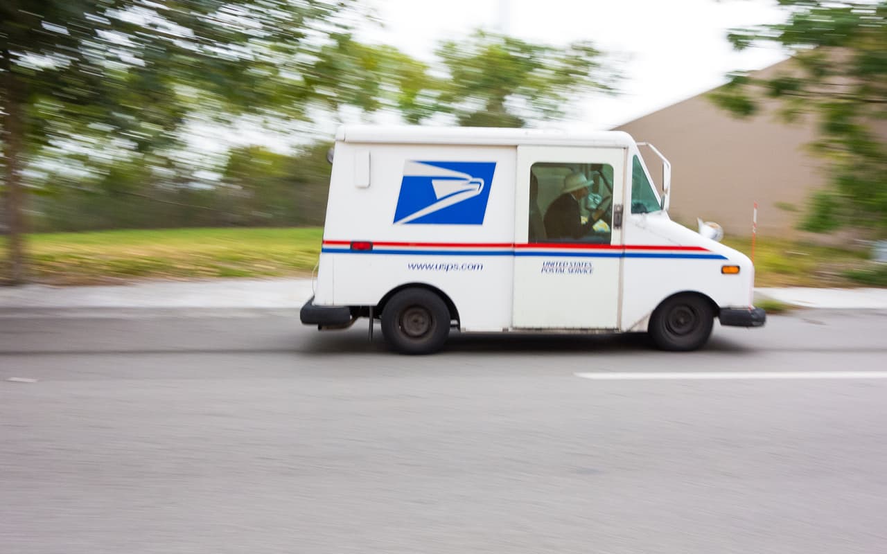Usps Shipping Truck Icon
