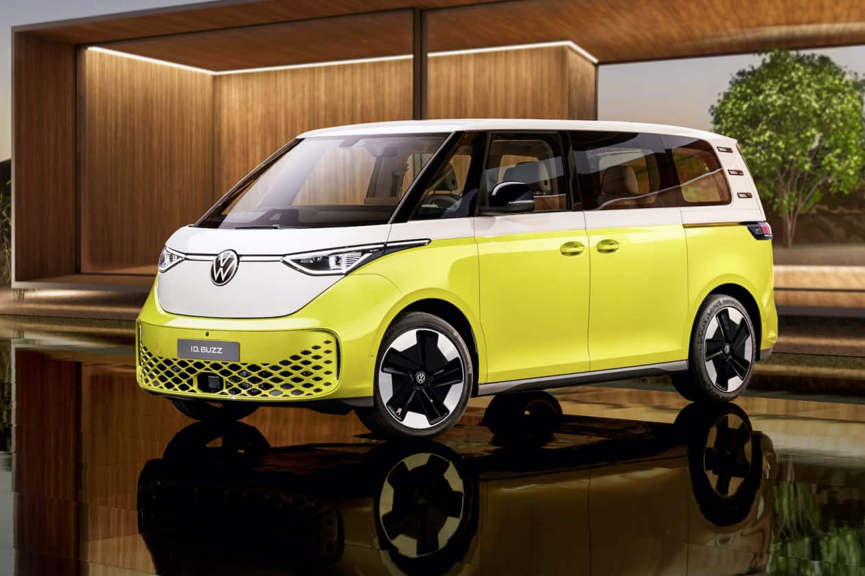 VW’s new electric microbus is retro outside, modern inside. When can ...