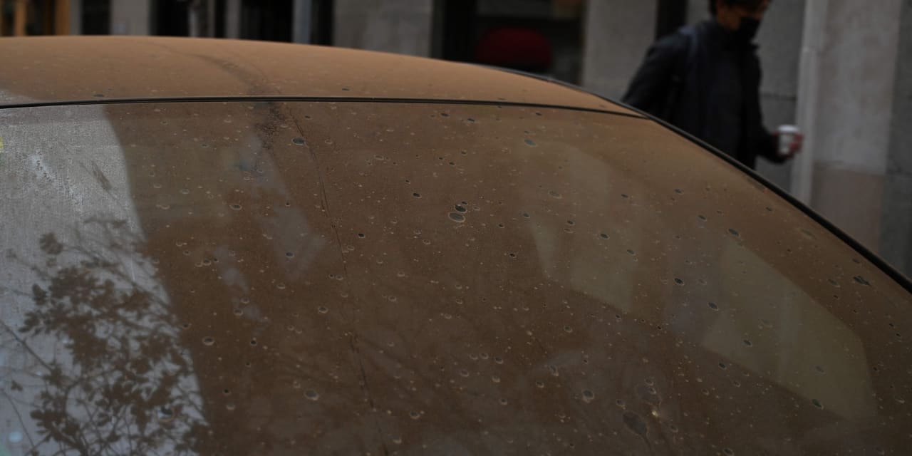 Dust from Sahara colors skies across Spain orange - MarketWatch