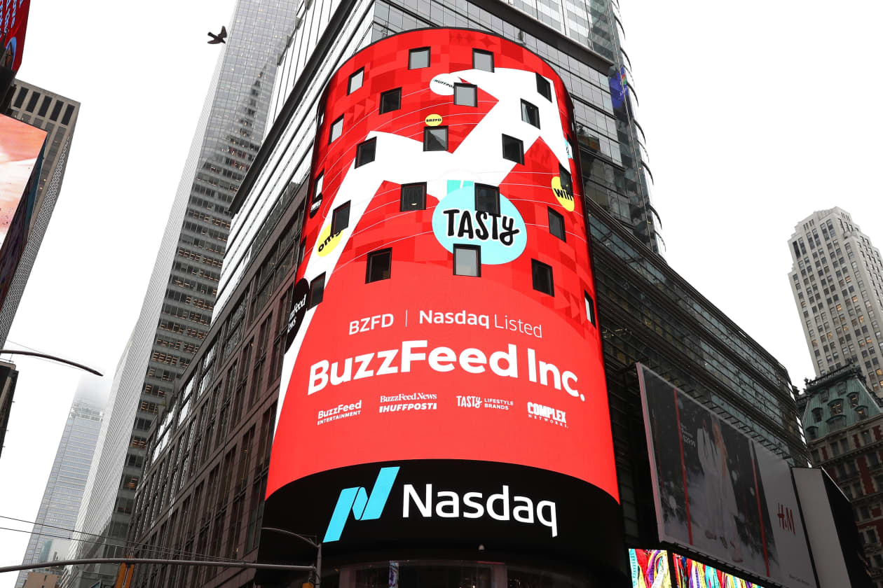 BuzzFeed shares soar after it sells Complex — but for far less than ...