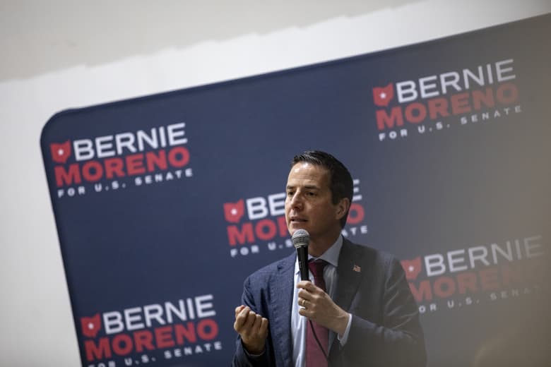 Battle for U.S. Senate: Republican Bernie Moreno wins crucial race in ...
