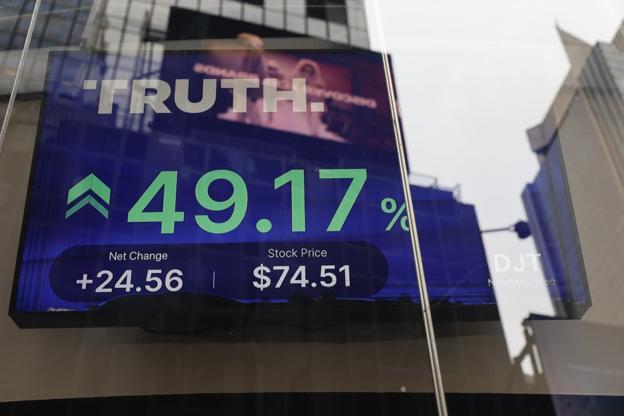 Trump social-media stock ‘DJT’ extends skid ahead of presidential ...