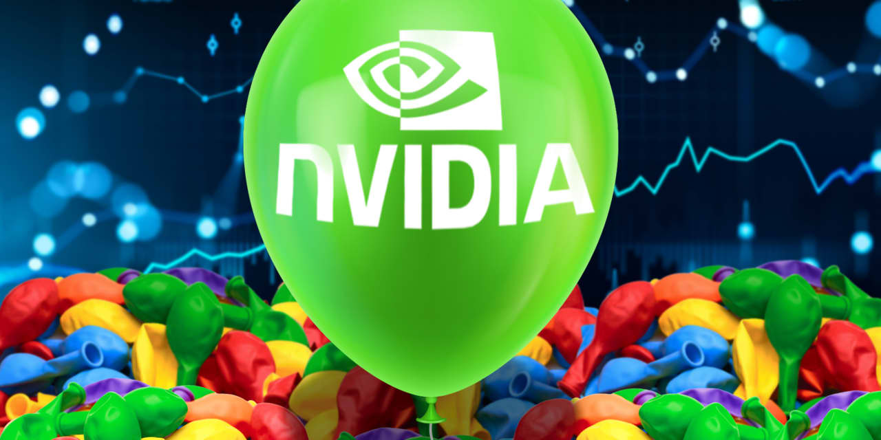 As Nvidia soars, the stock market’s deflated laggards spark concern ...