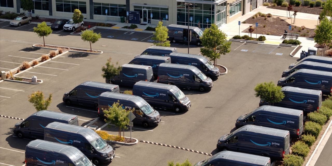 More than 100 workers walk off job at Amazon air hub, Teamsters say, in ...