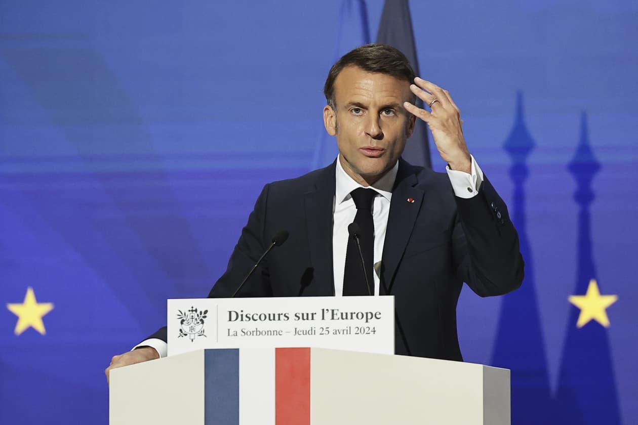 French president outlines vision for Europe as an assertive global ...