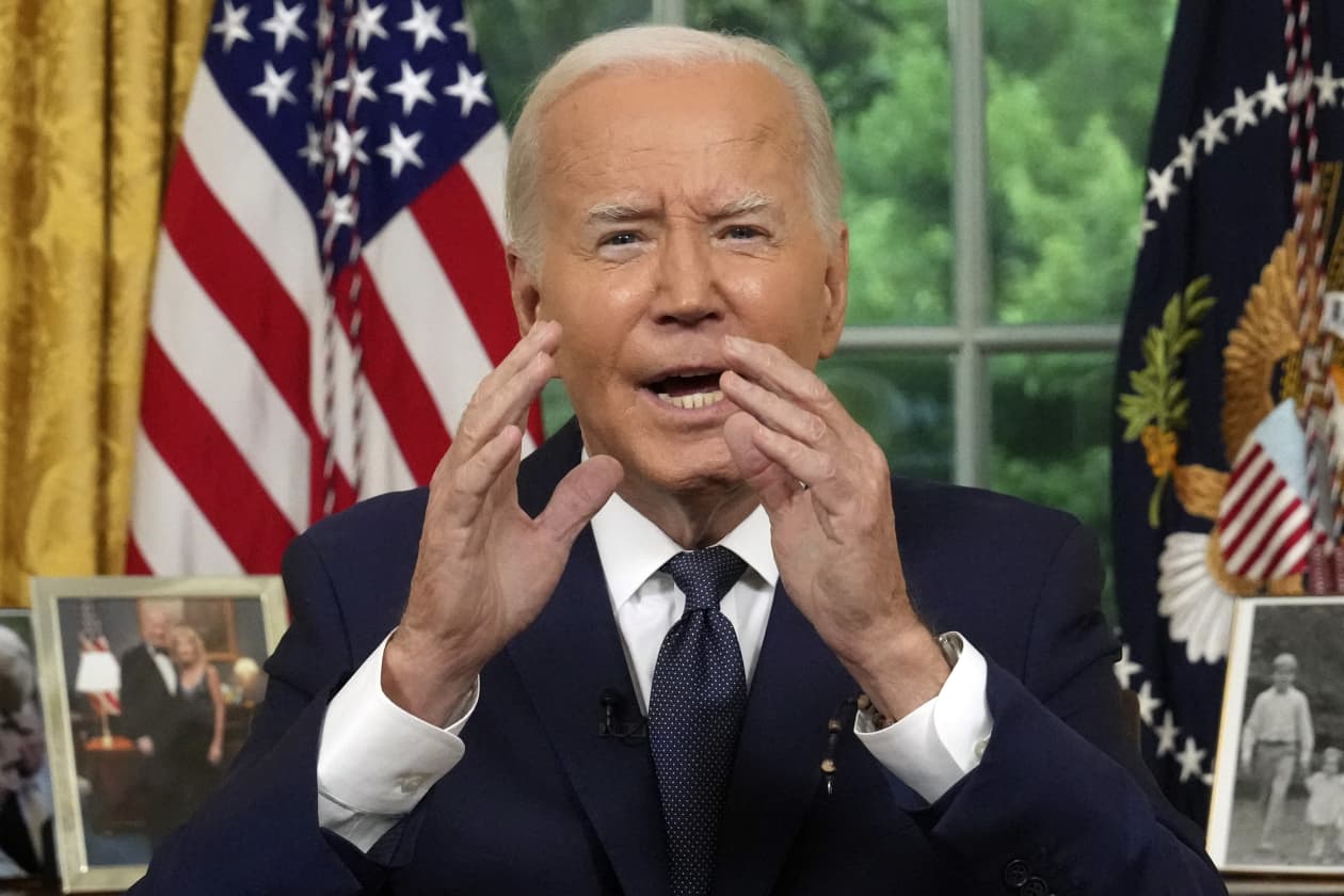Biden says it’s time to cool rhetoric, condemns political violence ...