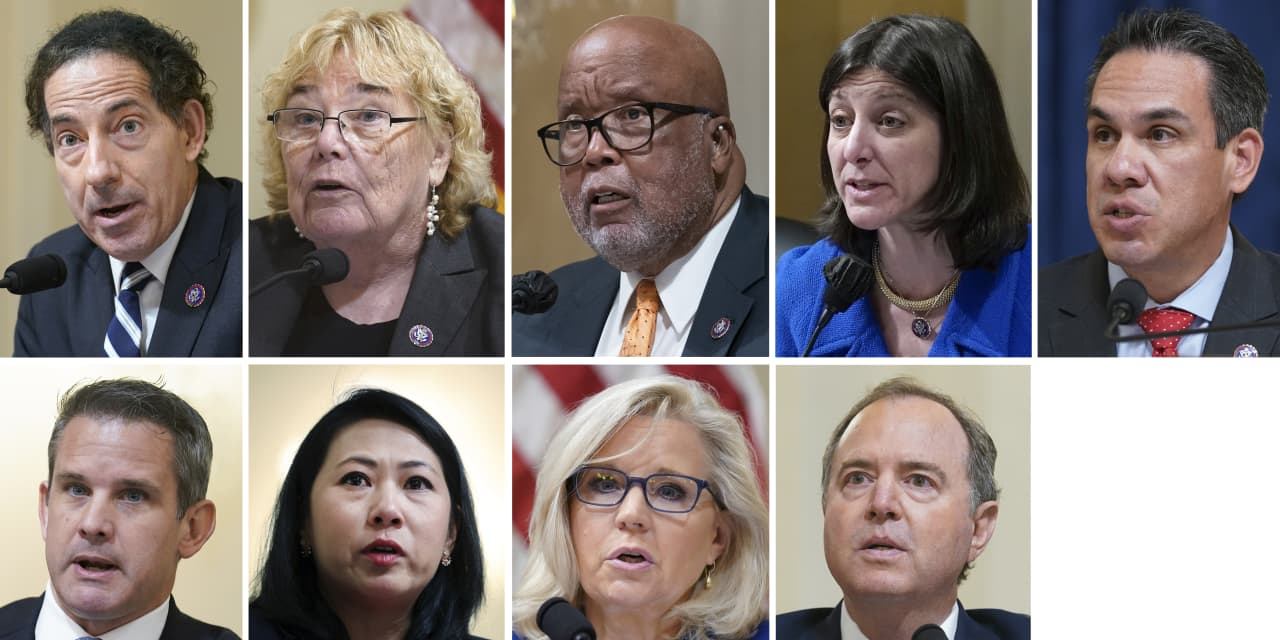 Who are the members of the House select committee investigating the Jan ...