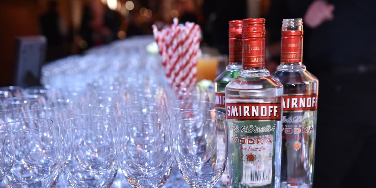 Diageo downgraded to sell at Goldman on prospect of vodka, whisky slump ...